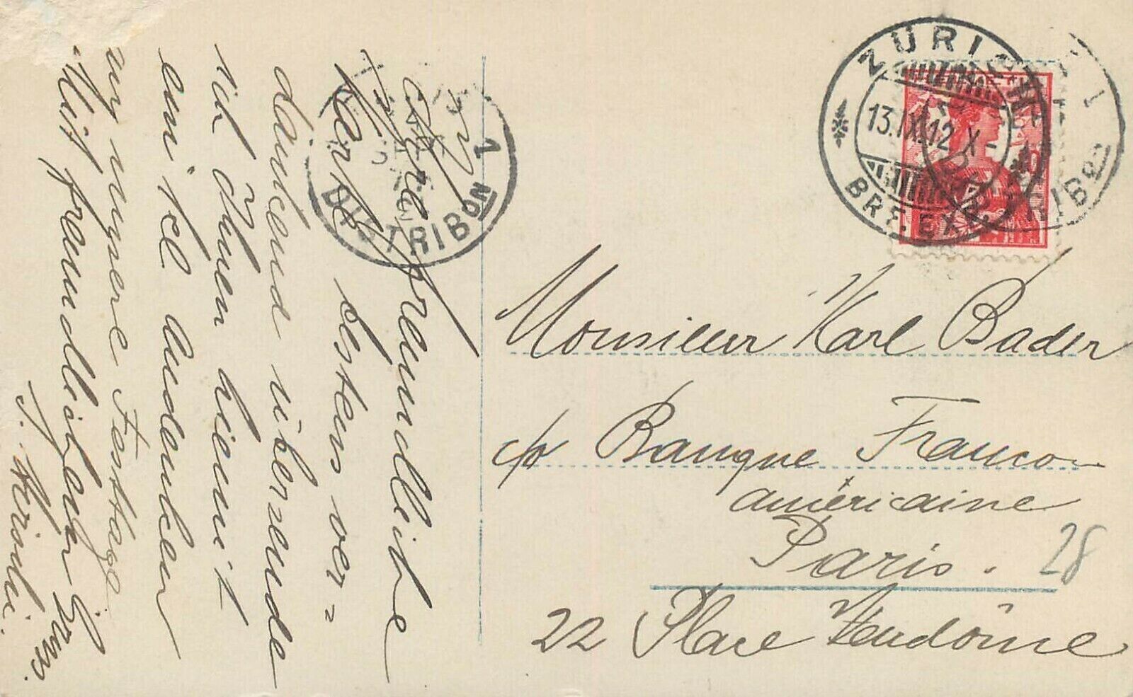 Zurich 1912 Kaiser Wilhelm II & President Ludwig Forrer visit military ...