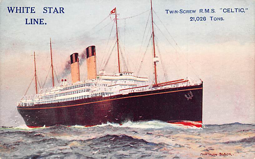 SS Celtic White Star Line Unused | Topics - Other, Postcard / HipPostcard