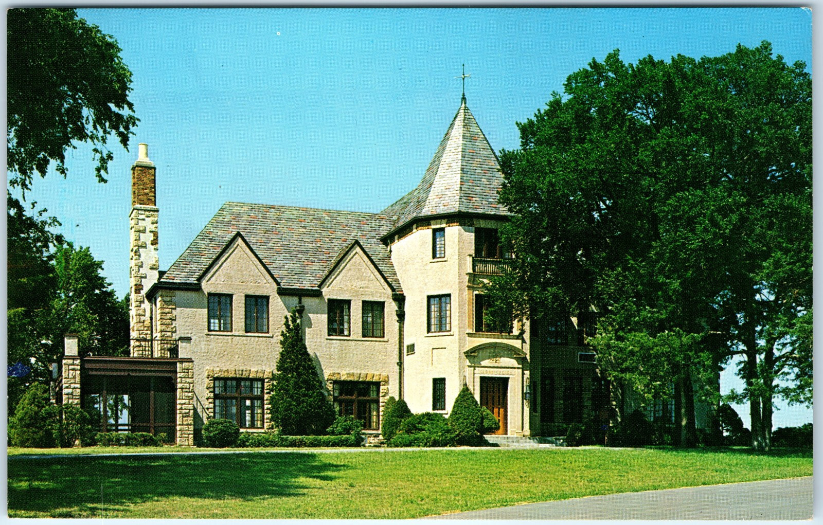 c1960s Topeka, KS Cedar Crest Mansion House Governor Home Kans River ...
