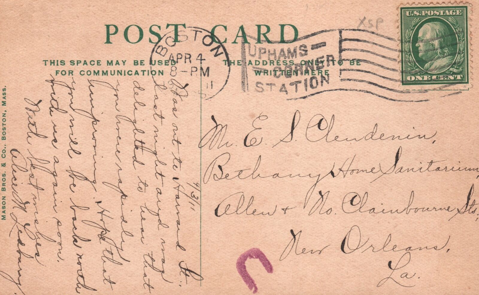 Vintage Postcard 1911 Museum Of Fine Arts Huntington Ave. Boston ...