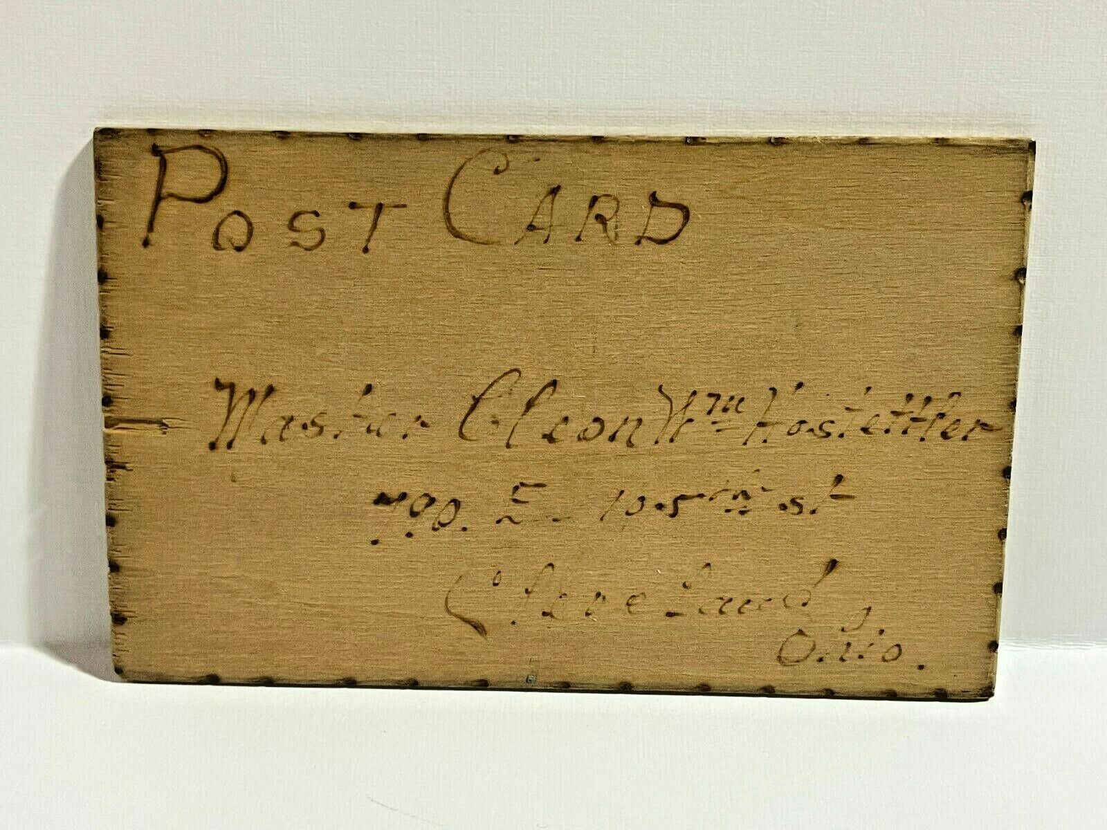 Vintage Antique Wooden Postcard Hunting Dog Pointer Early 1900s ca ...