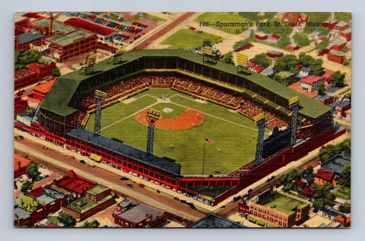 Sportsman's Park Baseball Stadium ST. Louis Missouri Postcard (C. 1940s ...