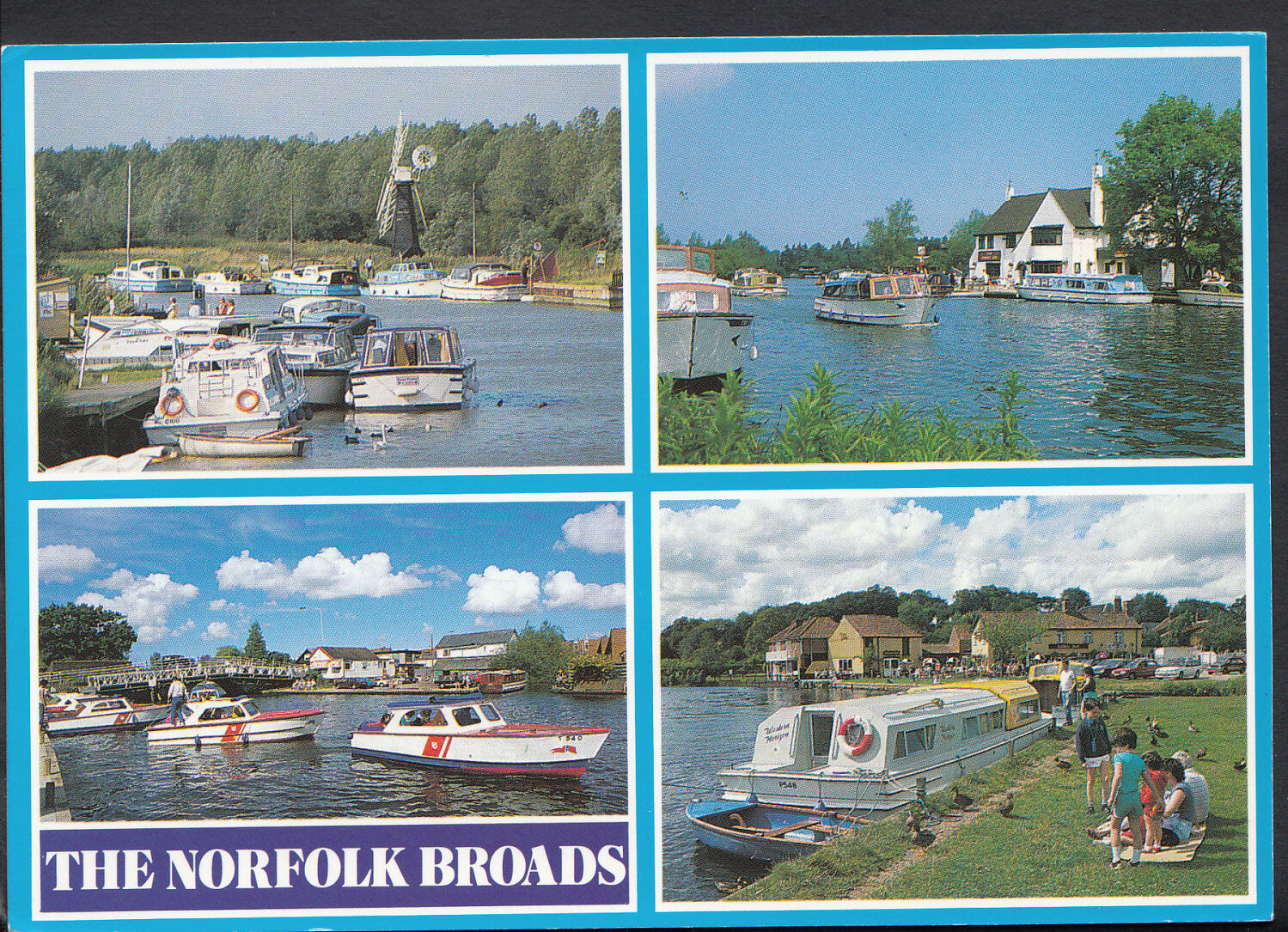 Norfolk Postcard - Views of The Norfolk Broads LC5421 | Europe - United ...