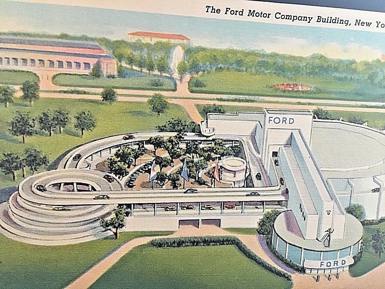 Postcard The Ford Motor Company Building, New York's World Fair X6 ...