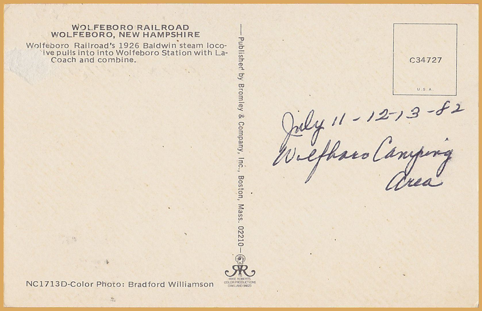 Wolfeboro Railroad, Wolfeboro, New Hampshire, 1926 Baldwin Locomotive ...