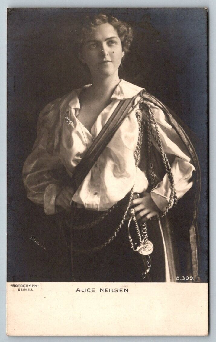 RPPC Alice Nielsen Broadway Opera Singer Postcard | Other / Unsorted ...