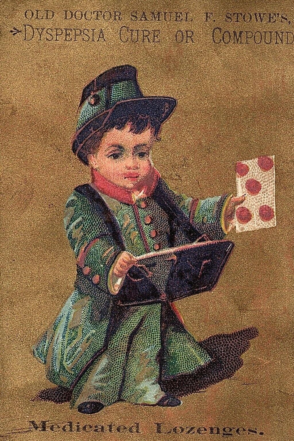 1880's Doctor Samuel F. Stowe's Quack Medicine Compound Trade Card #1 ...