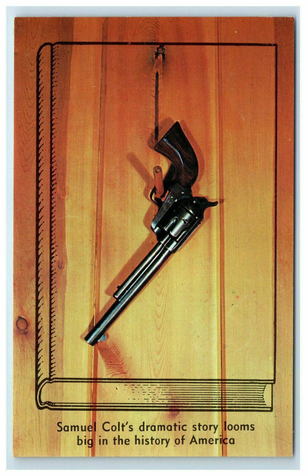 Vintage Colt Firearms Historical Book Advertising Postcard Gun Pistol ...
