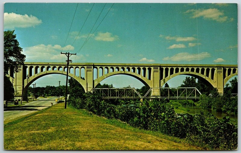 New York Central Railroad Bridge over Miami River, Sydney, Ohio ...