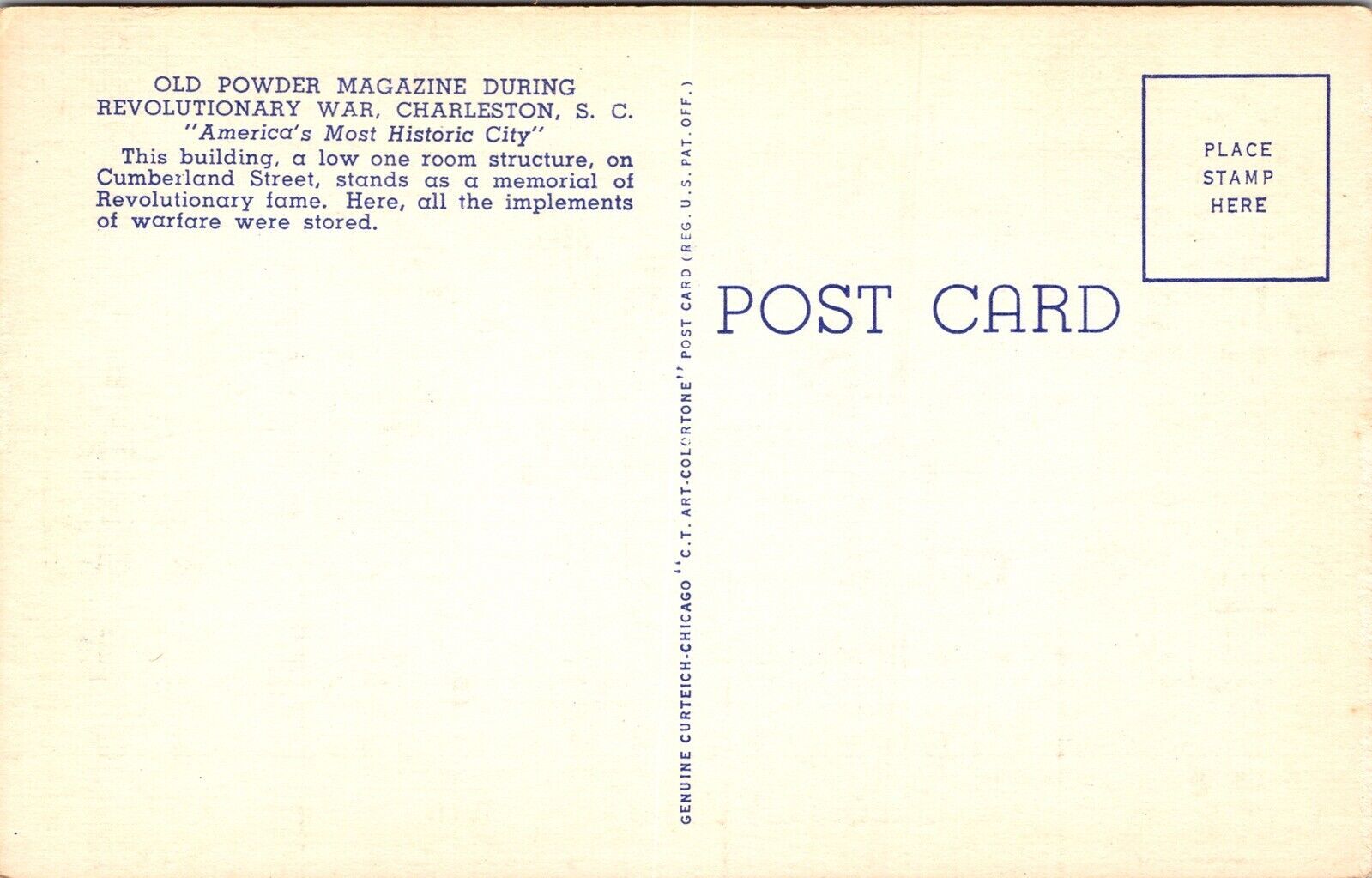 Historic City Old Powder Magazine Revolutionary War Charleston SC ...