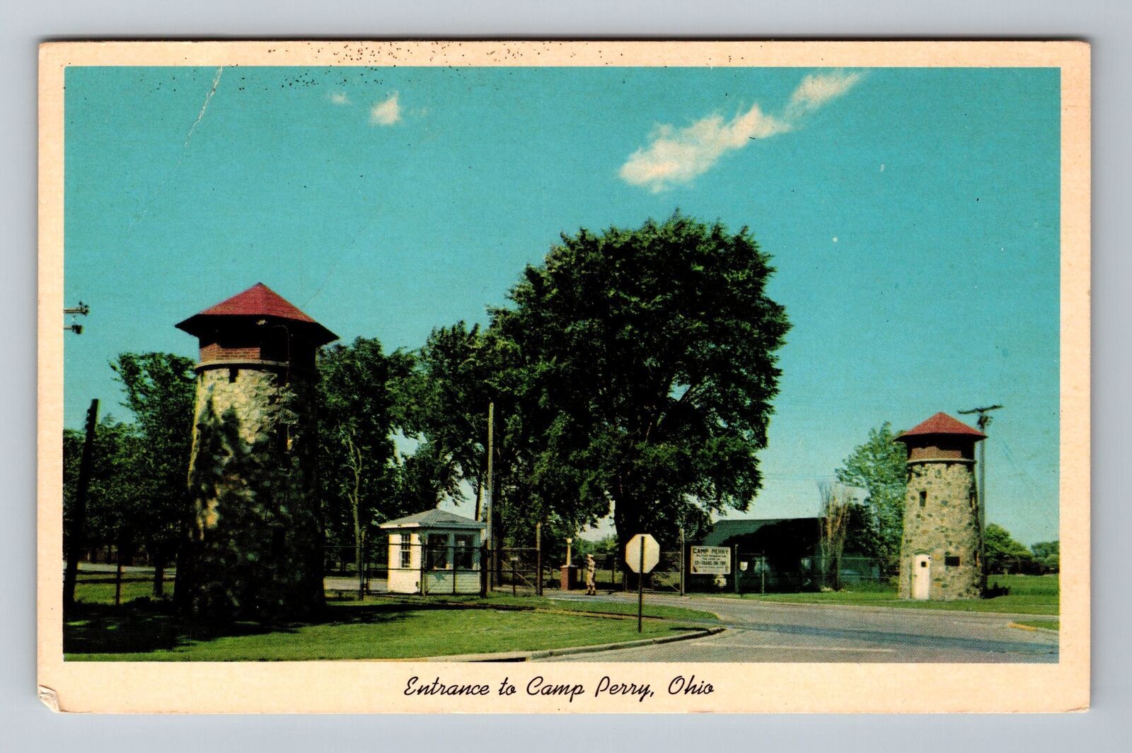 Camp Perry OH- Ohio, Entrance To Camp Perry, Vintage Postcard | United ...