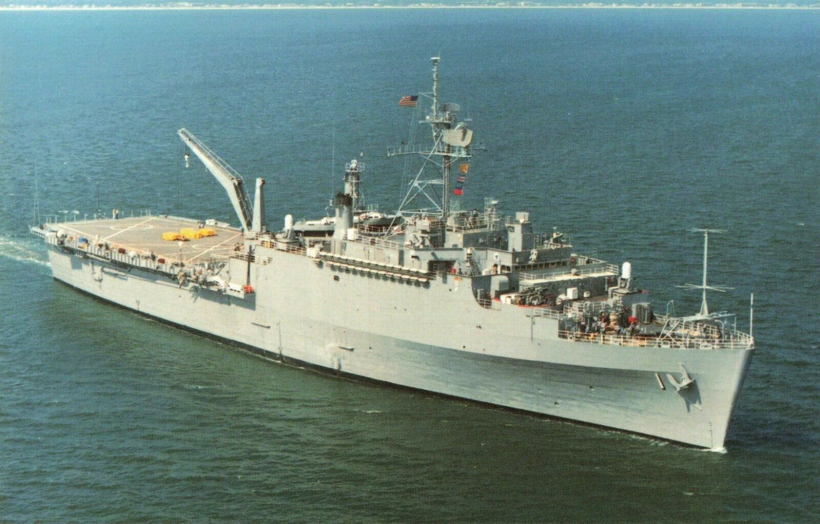 Postcard USS Raleigh LPD-1 Amphibious Transport Dock | Topics ...