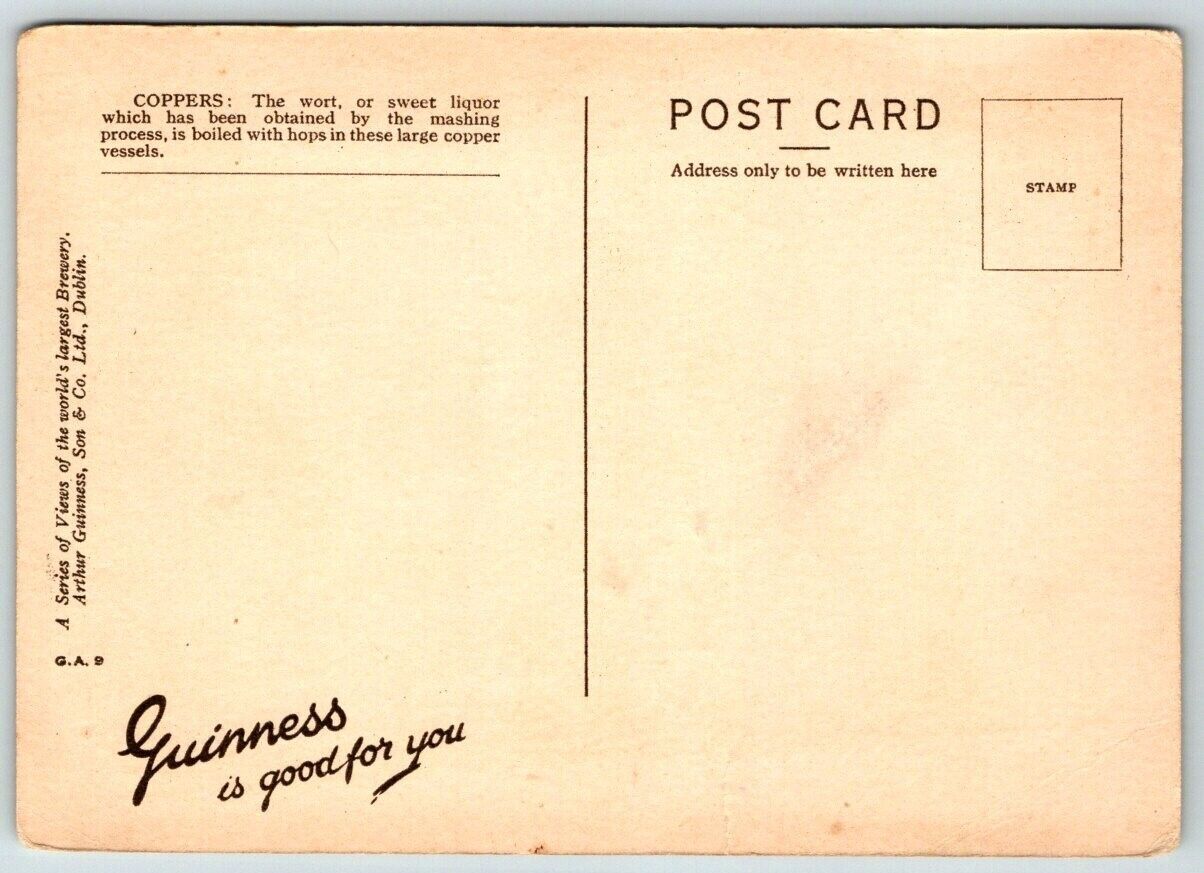 Guinness Beer World's Largest Brewery Postcard | Other / Unsorted ...
