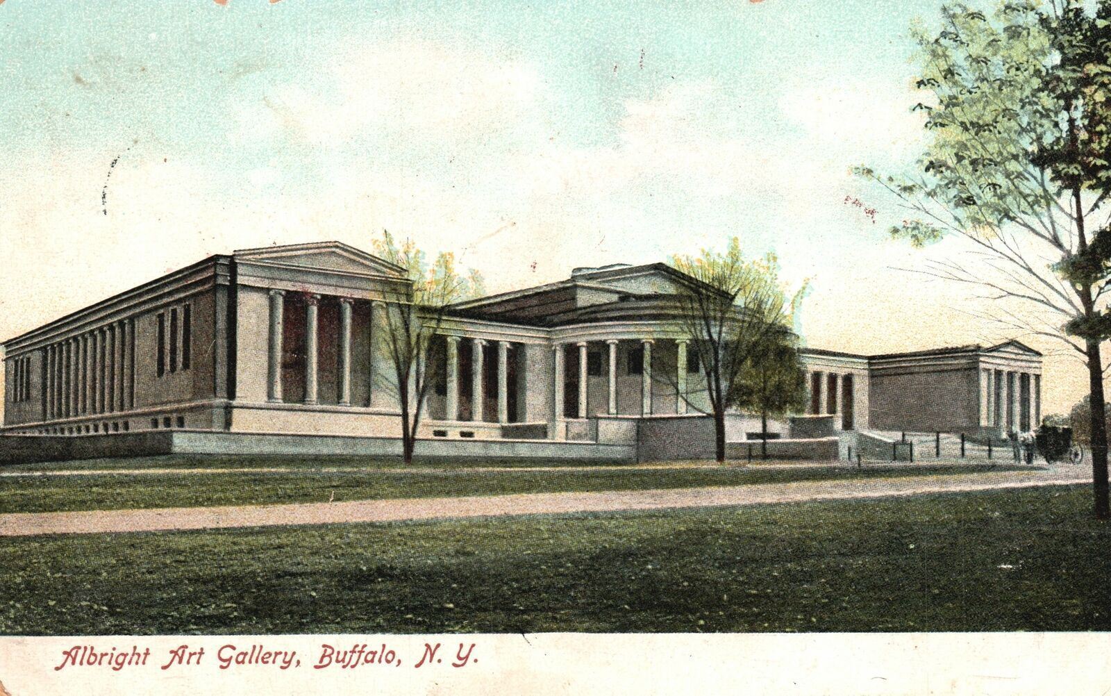 Vintage Postcard 1900's View of Albright Art Gallery Buffalo New York N ...