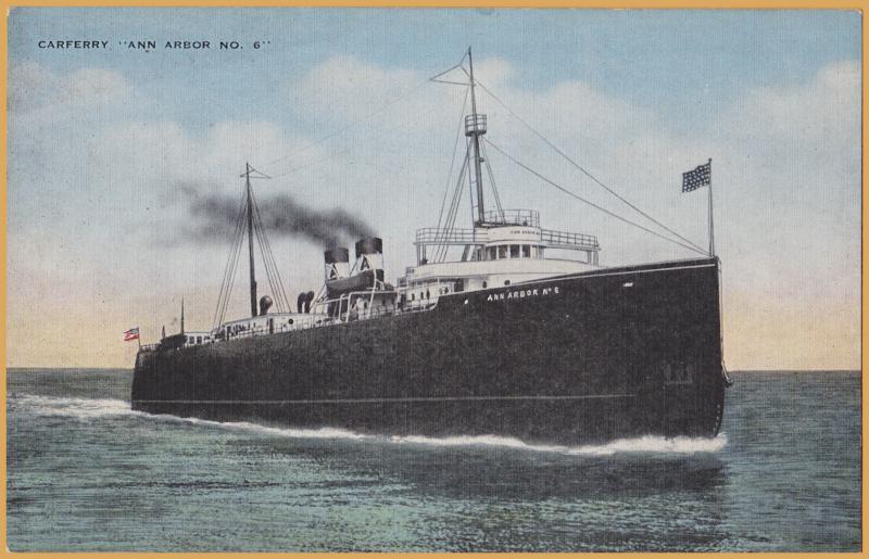 Carferry "Ann Arbor #6" Ann Arbor Railroad Car Ferry | Topics ...