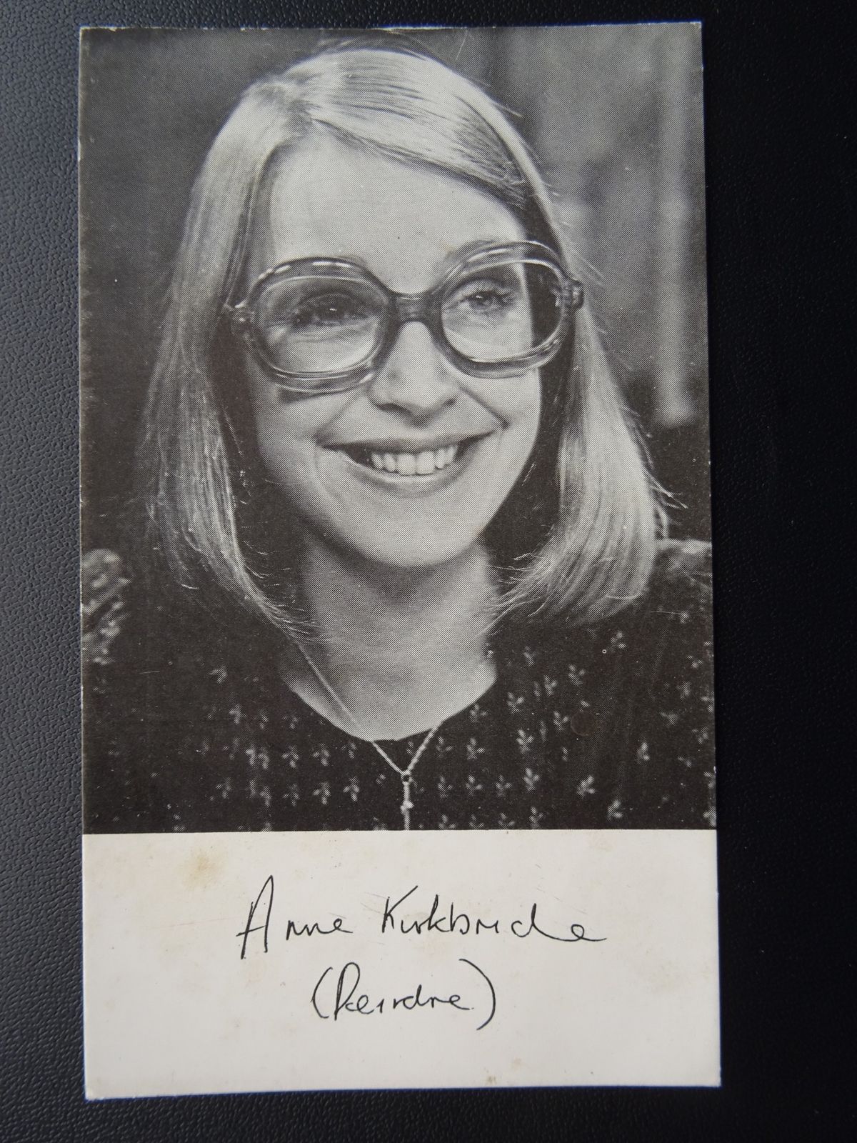 Coronation Street Actress ANNE KIRKBRIDE Deirdre c1970/80's signed ...