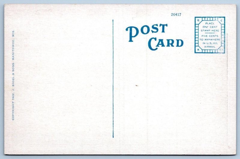 1922 Maple Crest Sanitorium TWO Rivers Wisconsin Tuberculosis Hospital ...