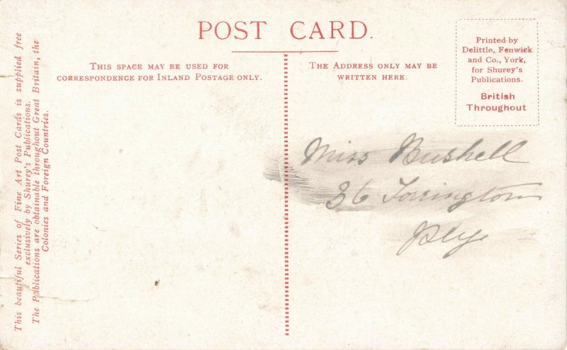 Vintage Postcard Village Scene Luccombe Somerset England View ...