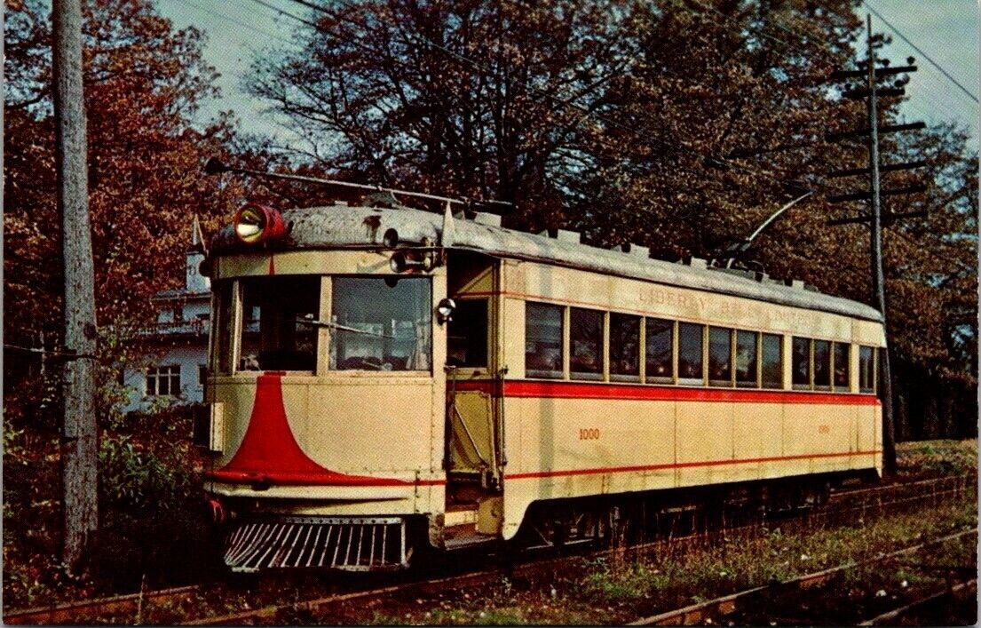 Vintage Railroad Train Locomotive Postcard - Lehigh Valley Transit ...