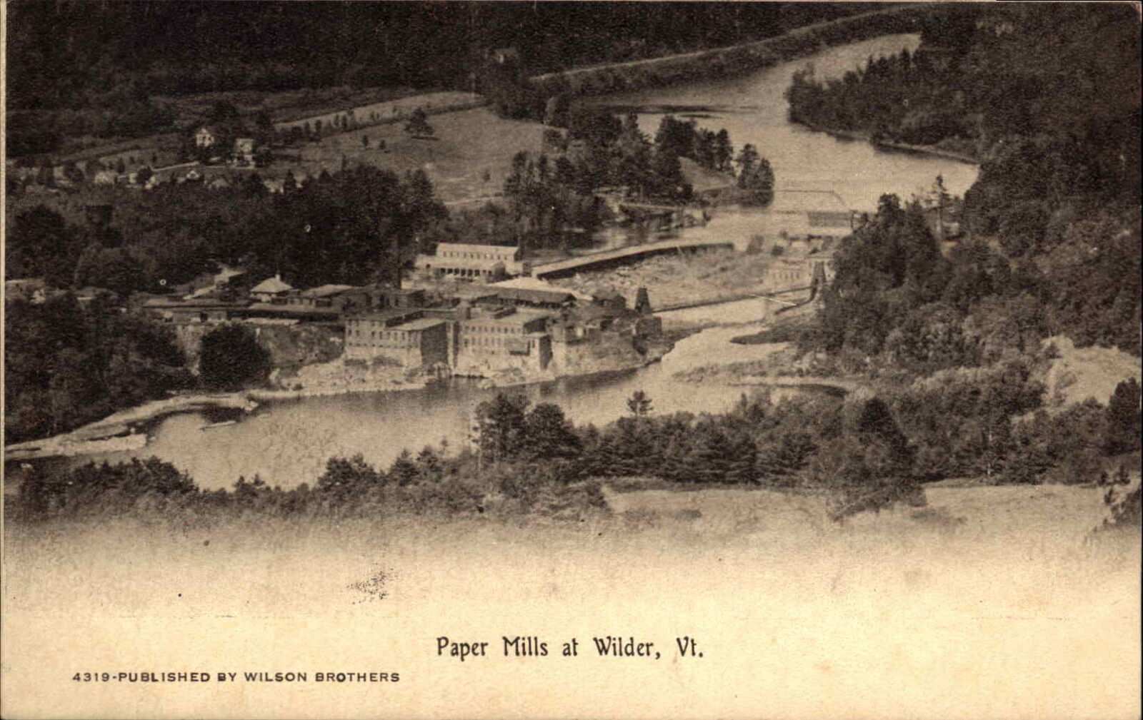 Wilder Vermont VT Paper Mill c1900s-20s Postcard | United States ...