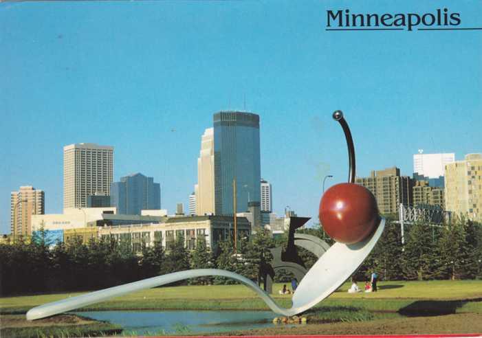 Giant Spoon and Cherry - Minneapolis Sculpture Garden - Minneapolis ...