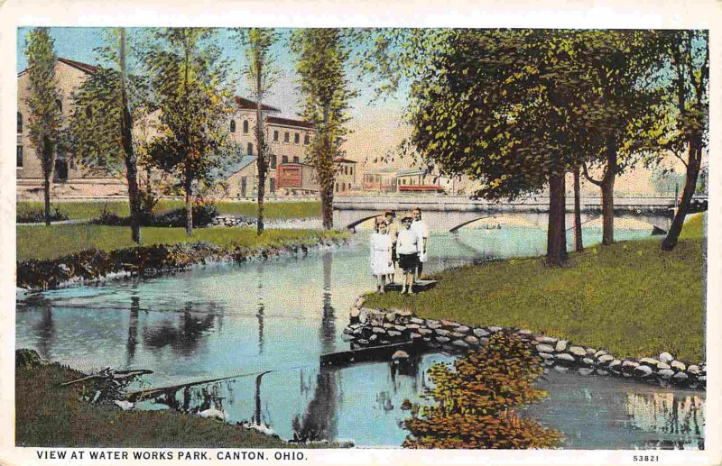 Water Works Park Canton Ohio 1920s postcard | United States - Ohio ...