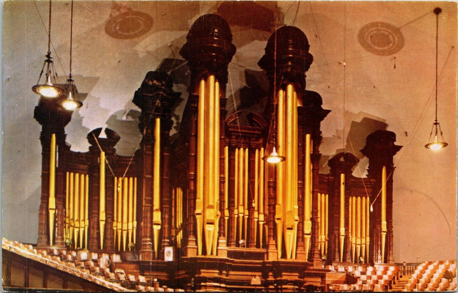 Tabernacle Organ Temple Square Salt Lake City Utah UT Mormon VTG ...