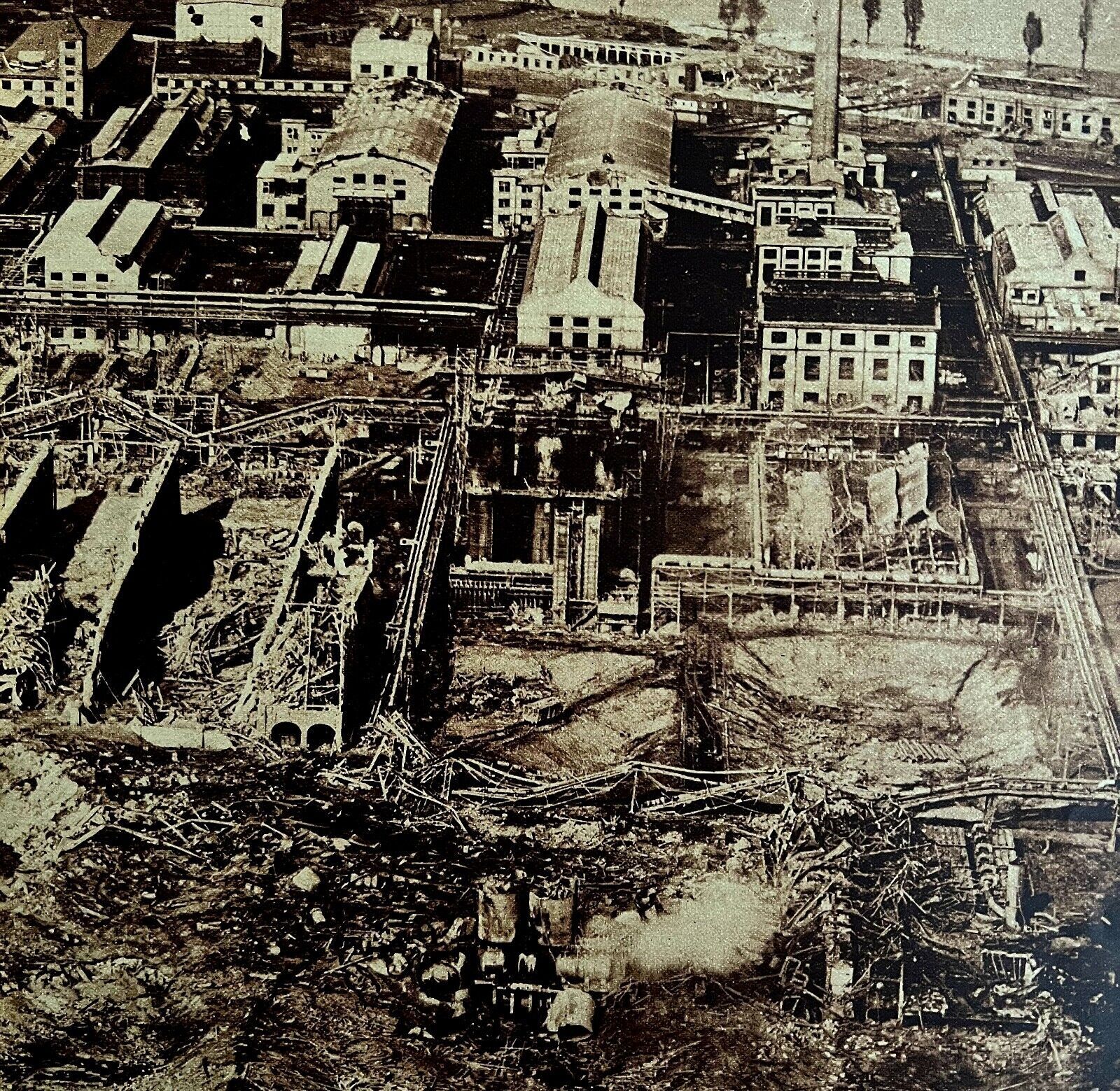 Oppau Explosion Crater Nitrate Plant Disaster 1920s Germany Centerfold ...