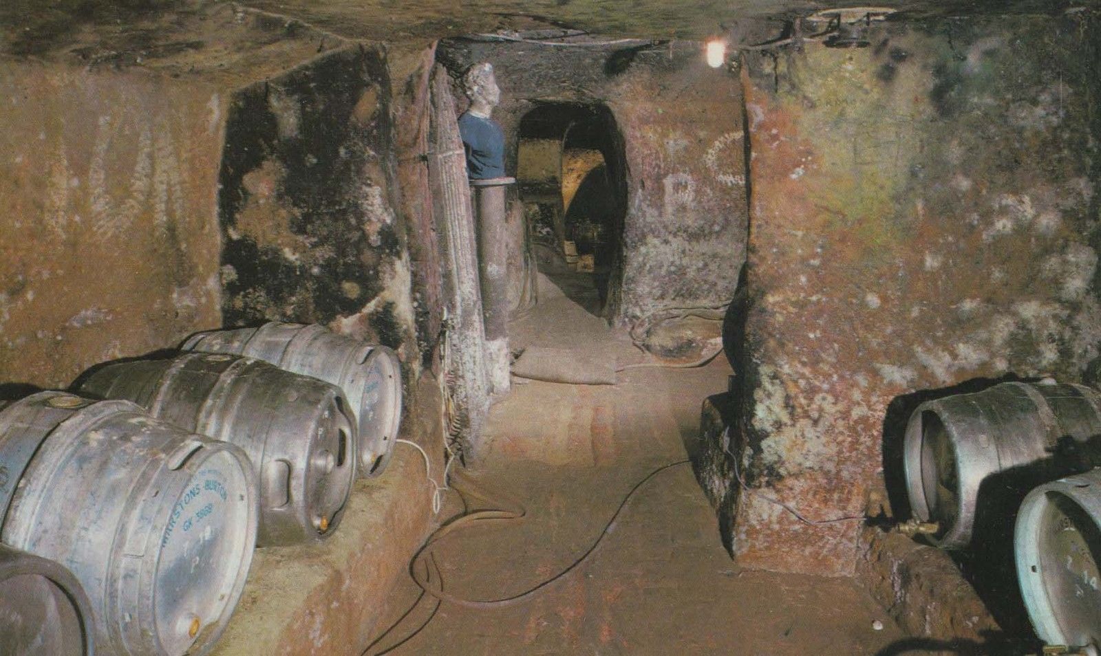 Jerusalem Alcohol Pub Inn Beer Cellar Dungeon Lager Barrel Rare Photo ...