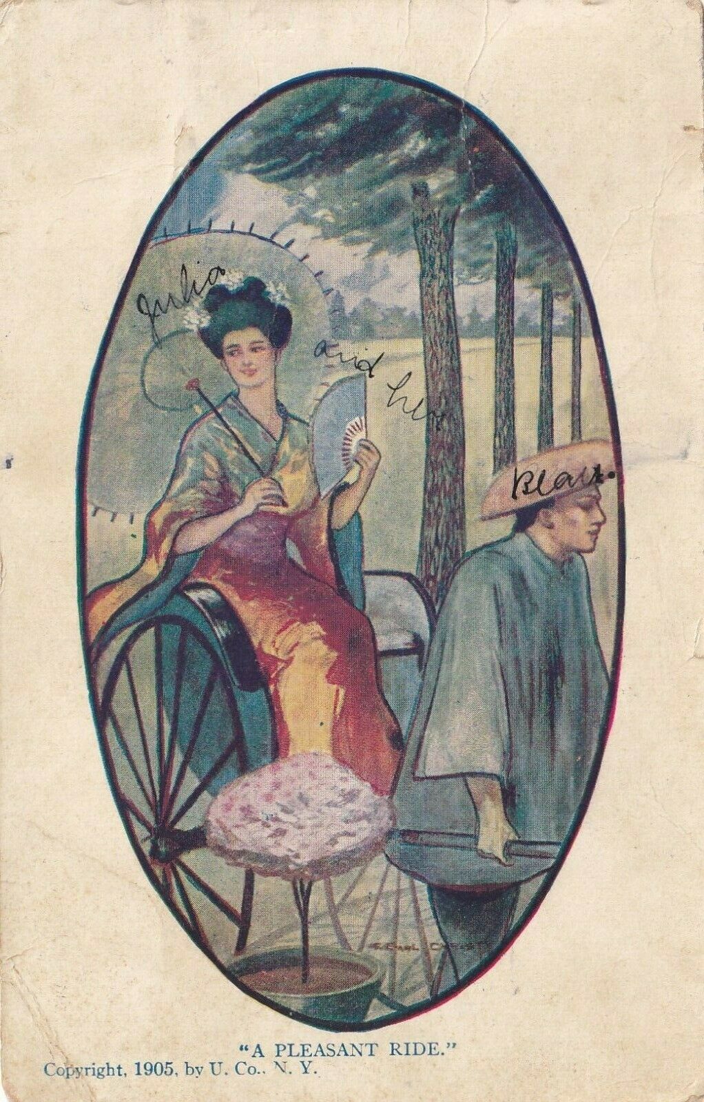 1905 Postale Avec Ben Franklin Tampon #300 Guntown Cancel - Pousse ...