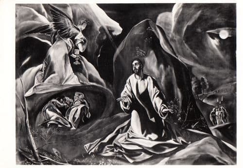 El Greco The Agony In The Garden Real Photo National Gallery Painting ...