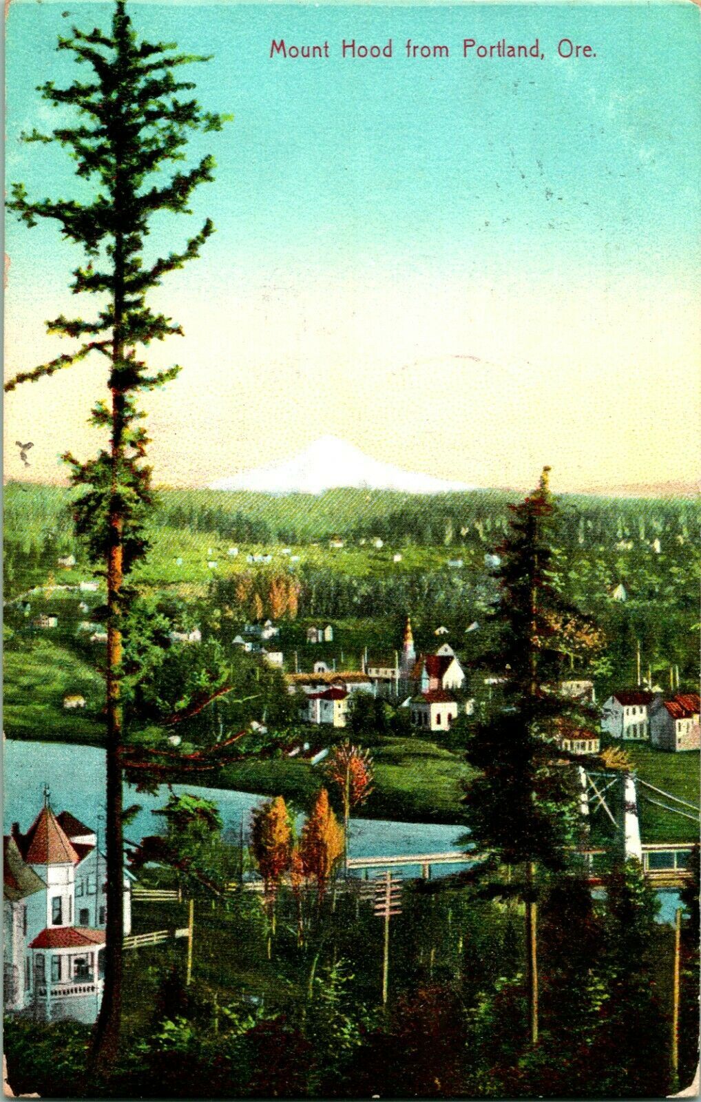 Vtg Tarjeta Postal 1908 Montaje Capucha De Portland, Oregon - JK Gill ...