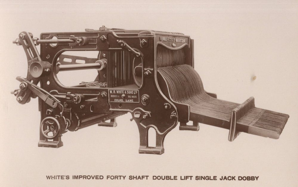 W.B.White & Sons Improved Forty Shaft Double Lift Single Jack Dobby ...