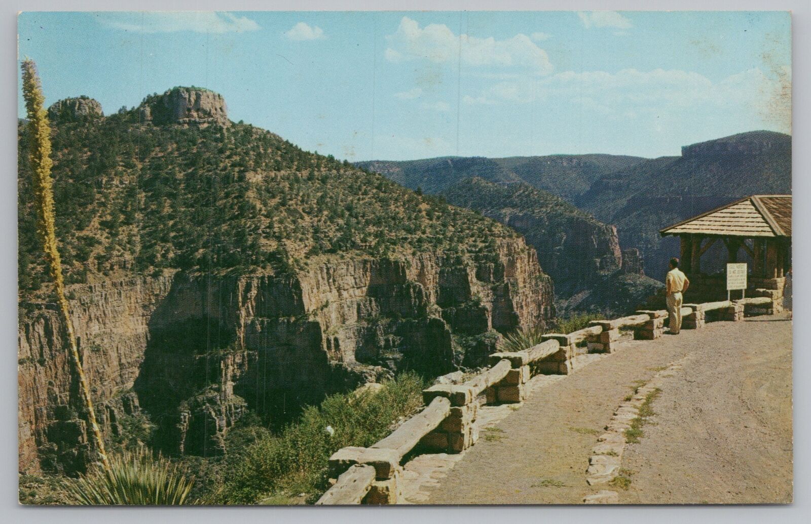 Salt River Canyon Arizona~Becker's Butte From Lookout Point~Vintage ...