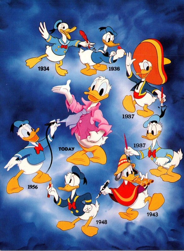 Walt Disney Generation Donald | Topics - Disney - Other, Postcard ...
