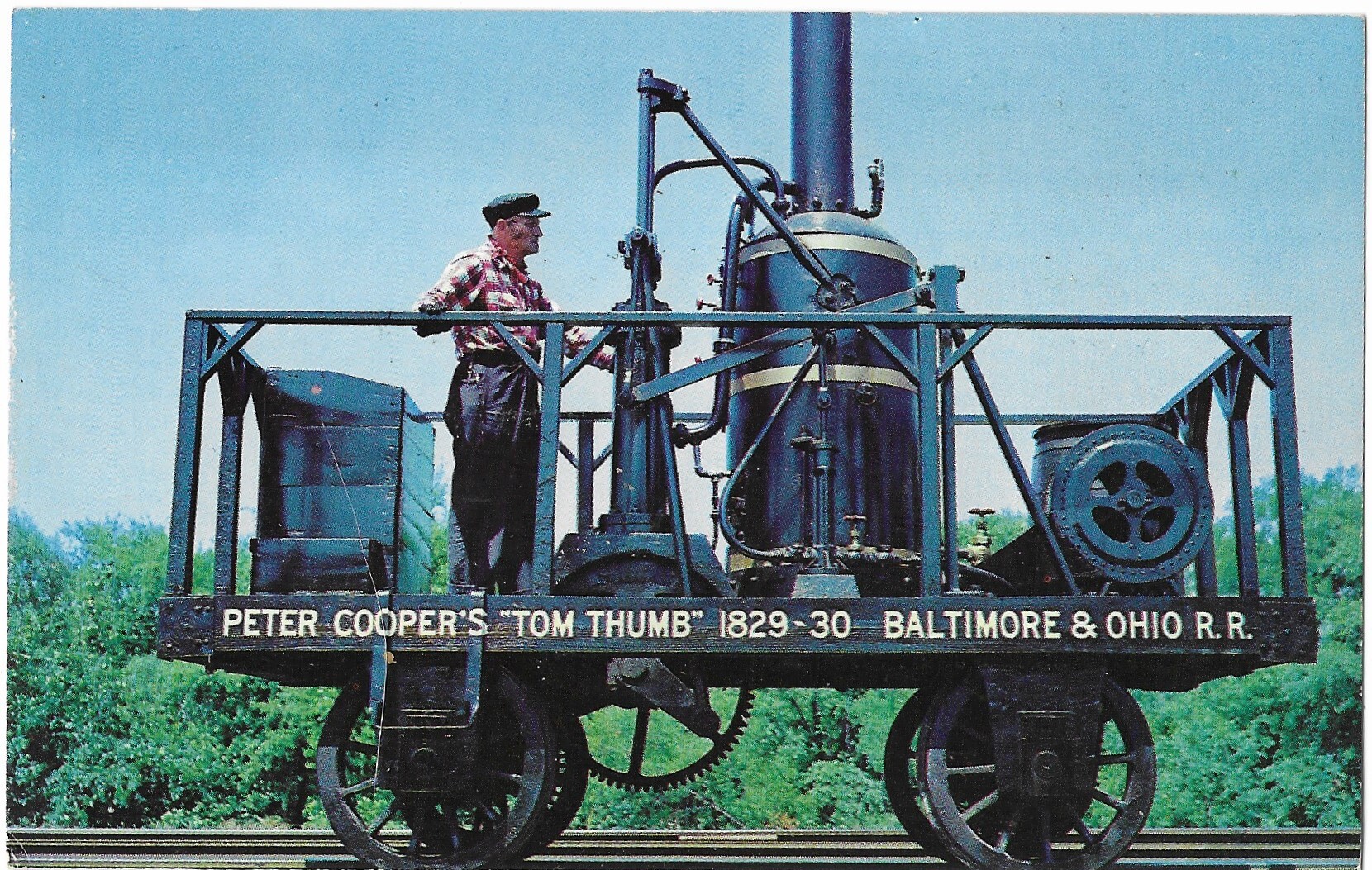 Tom Thumb Replica of First Steam Train Locomotive Baltimore and Ohio ...