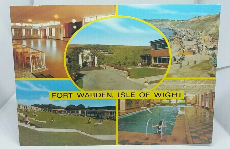 Vintage Postcard Fort Warden Holiday Park Chalets Campsite Freshwater ...