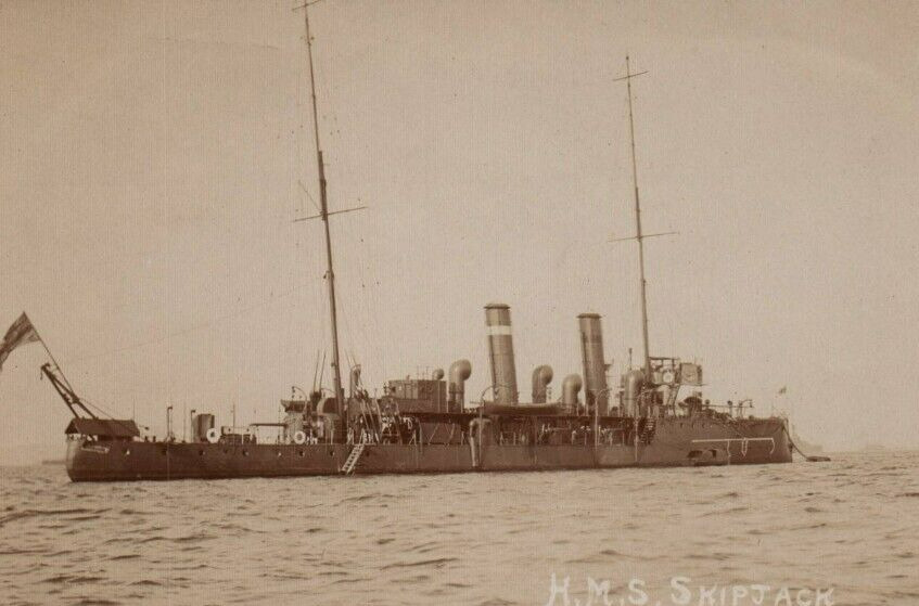 RPPC Photo British Royal Navy WWI HMS Skipjack | Other / Unsorted ...