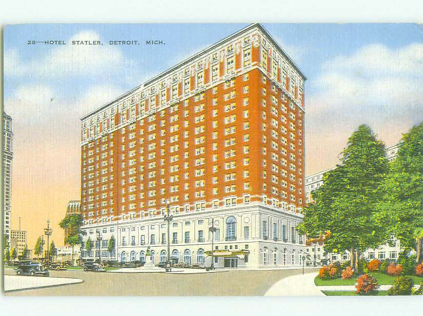 Linen STATLER HOTEL Detroit Michigan MI HQ3972 | United States ...