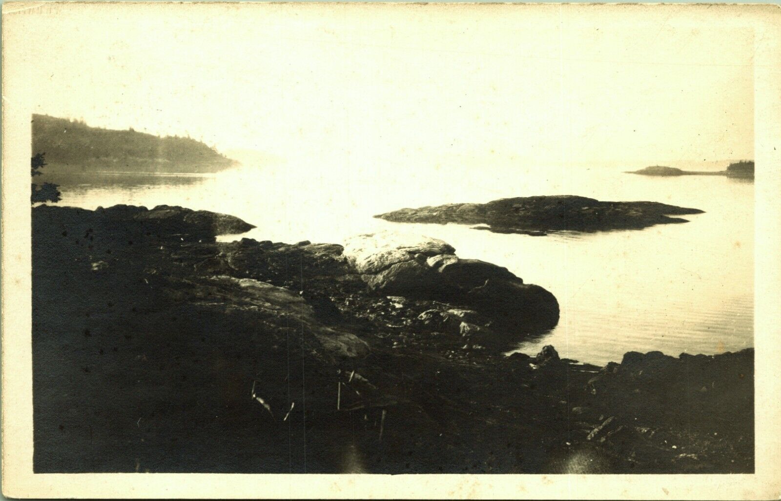 RPPC Lake Shore Scene labeled Montana Real Photo Postcard AZO | United ...