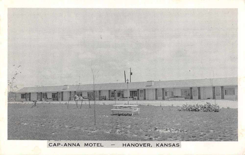 Hanover Kansas Cap-Anna Motel Vintage Postcard AA8456 | United States ...