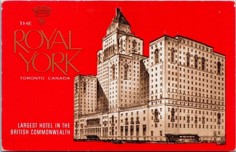Vtg Toronto Canada The Royal York Hotel Postcard | Canada - Ontario ...