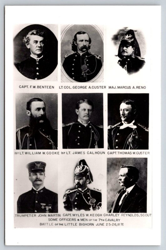 RPPC George Custer Battle of the Little Bighorn US Army 7th Cavalry ...