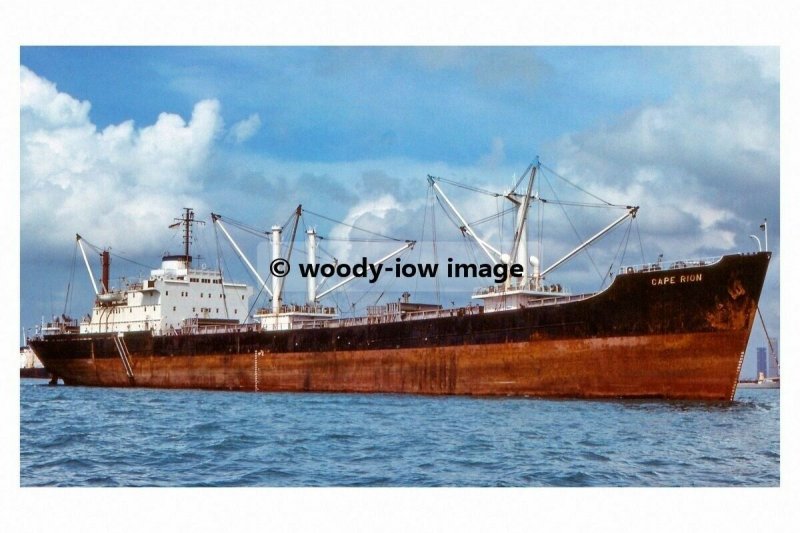 mc4521 - Greek SD14 Cargo Ship - Cape Rion , built 1971 - photo 6x4 ...