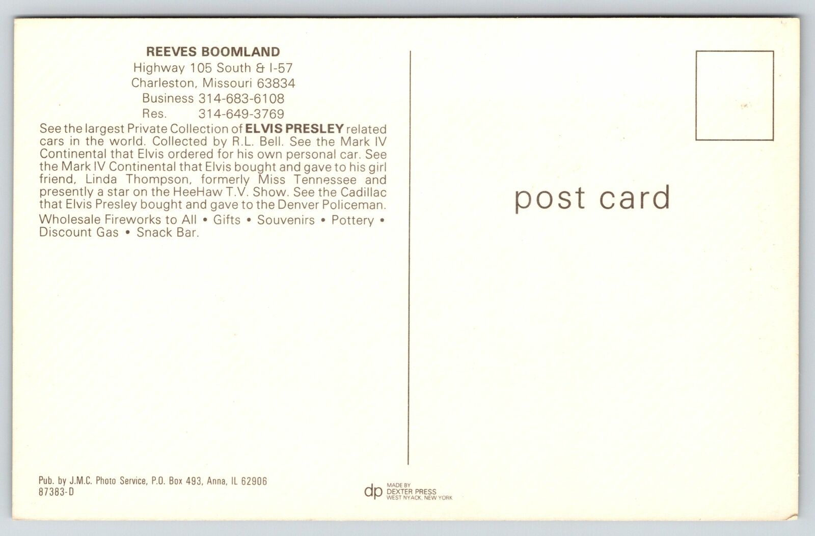 Charleston Missouri~Reeves Boomland Neon Night Lights~Fireworks Store ...