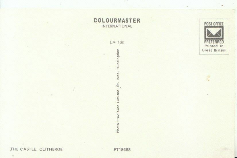 Lancashire Postcard - The Castle - Clitheroe - Ref 12499A | Europe ...