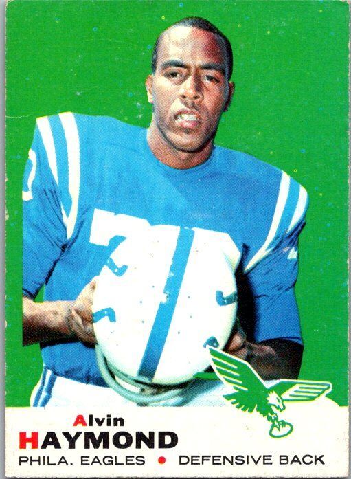 1969 Topps Baseball Card Alvin Haymond Philadelphia Eagles sk5503 ...