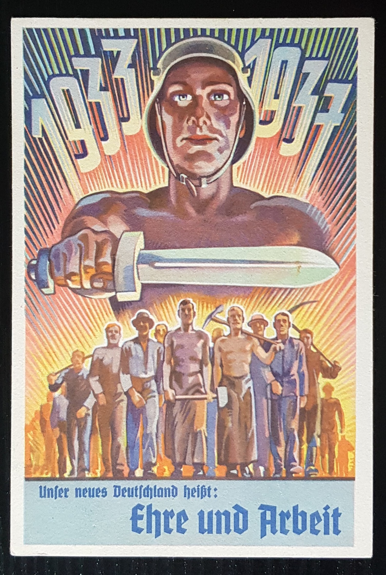 Third Reich Original Propaganda Postcard 4-Years of Productivity ...