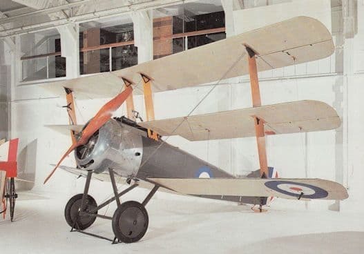 Sopwith Triplane WW1 Museum Exhibit Military Plane Postcard | Topics ...