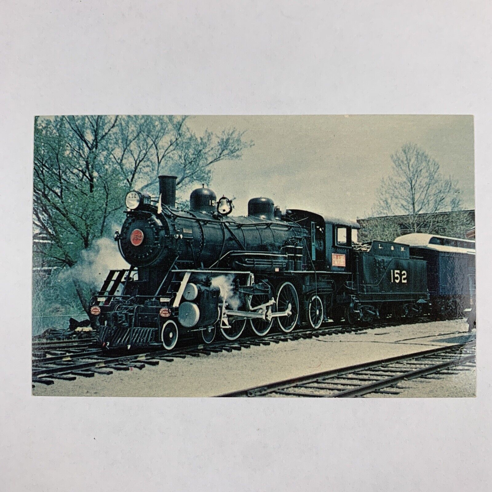 Postcard Railroad Train Louisville Nashville 152 Steam Rogers ...